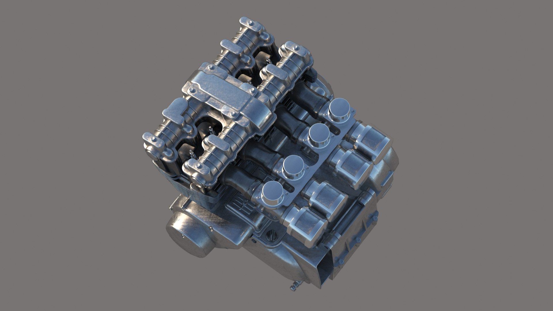 Cylinder Motorcycle Engine Model - TurboSquid 1469964