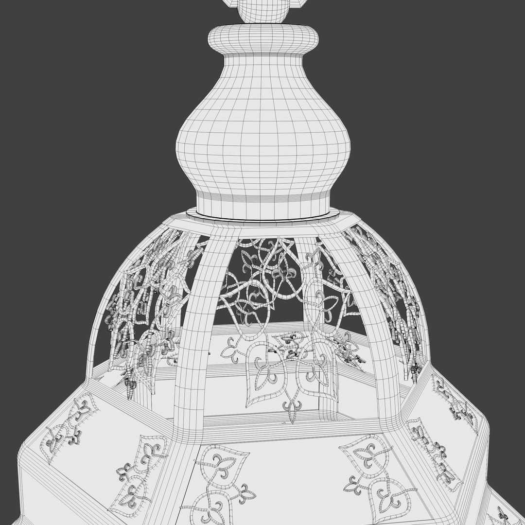 3d Arabic Lantern Fanoos Lamps