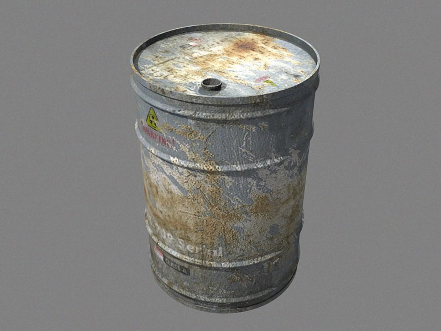 Radioactive Barrel 3d Model
