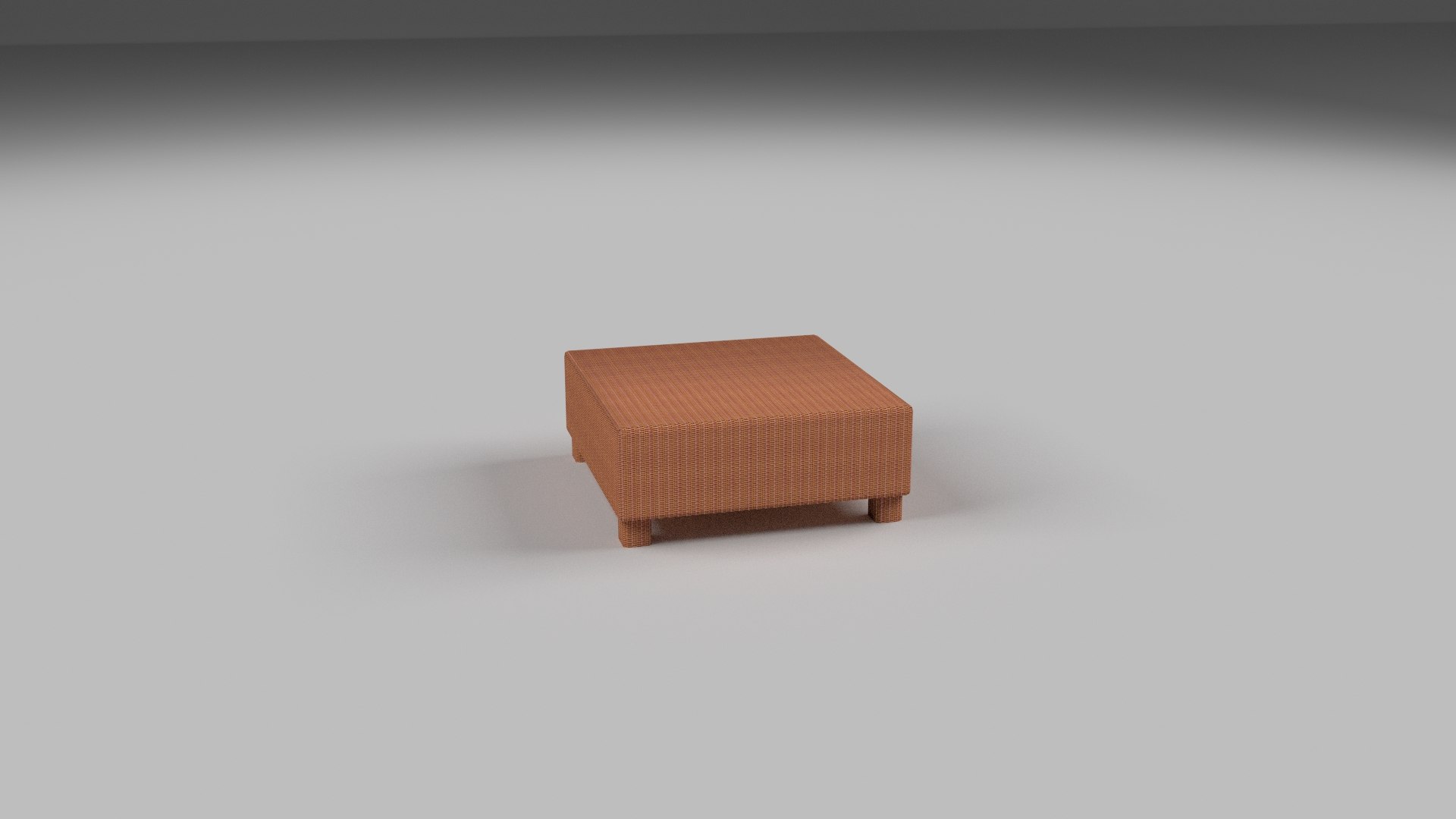 Free Wicker Table 2 3d Model