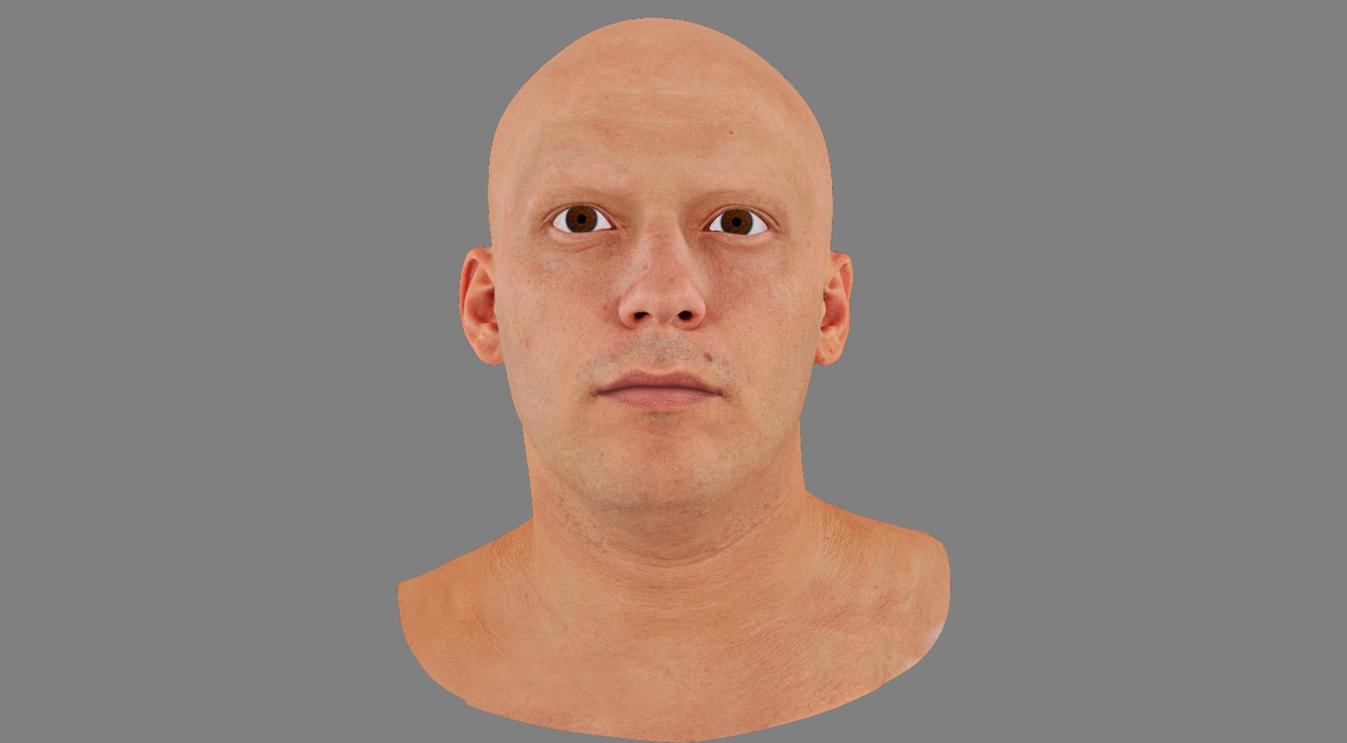3D pbr marcus real human head - TurboSquid 1634516