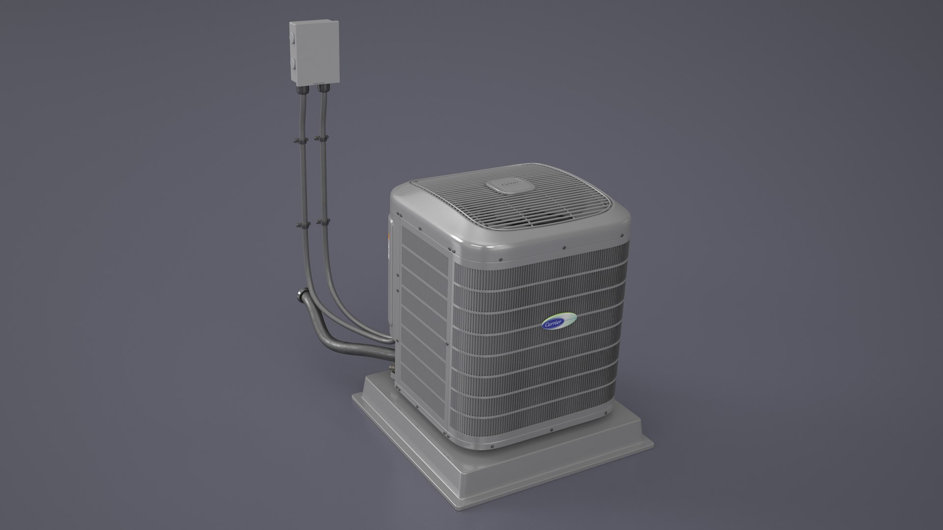 3D Central Air Conditioner Carrier Infinity 21 - TurboSquid 1987183