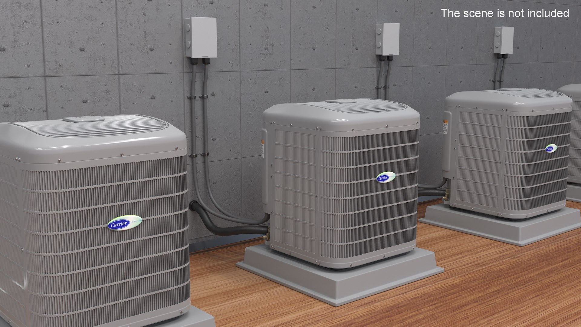 3D Central Air Conditioner Carrier Infinity 21 - TurboSquid 1987183