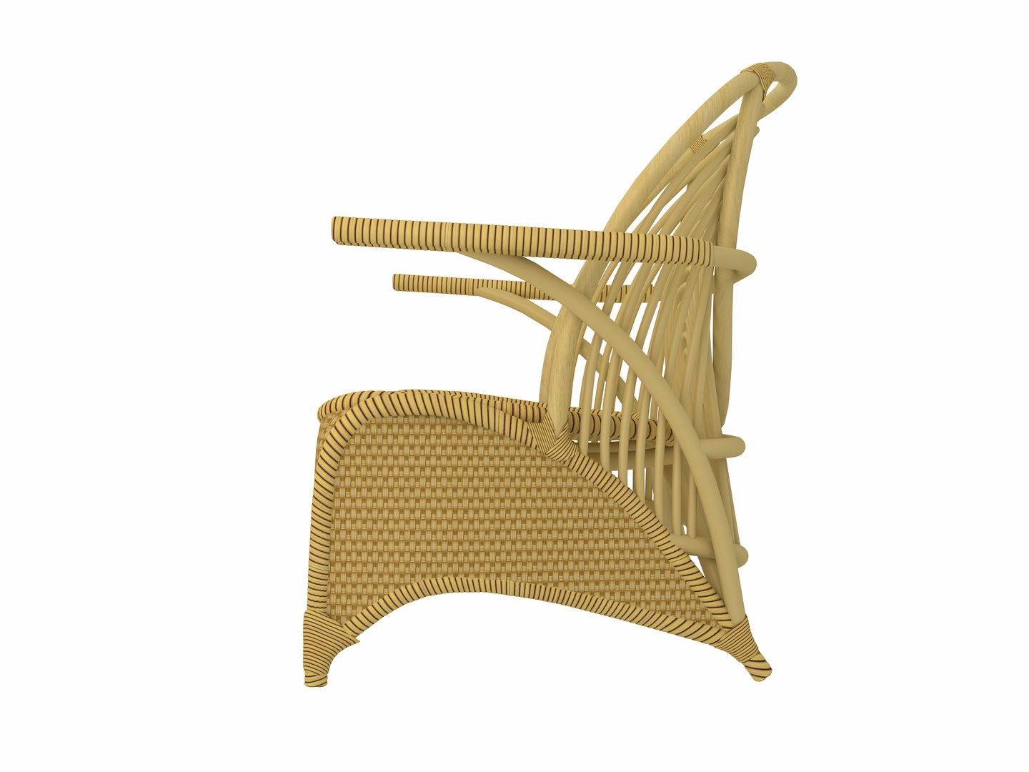 Rattan Chair 3D Model - TurboSquid 1886756