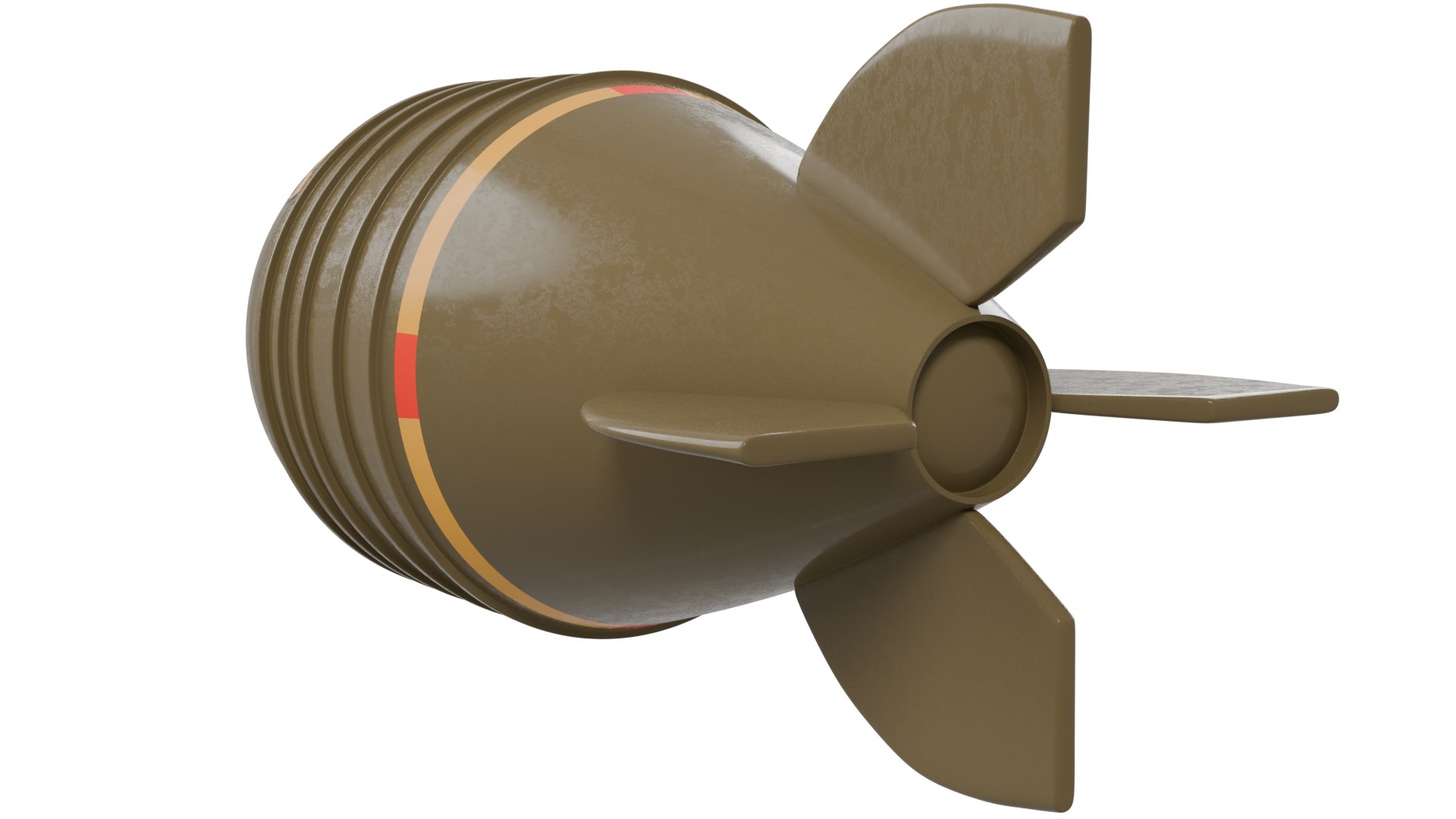 Mk6 Nuclear Bomb 3D Model - TurboSquid 2351576