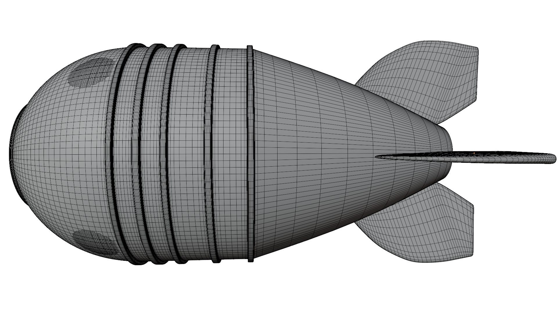Mk6 Nuclear Bomb 3D Model - TurboSquid 2351576