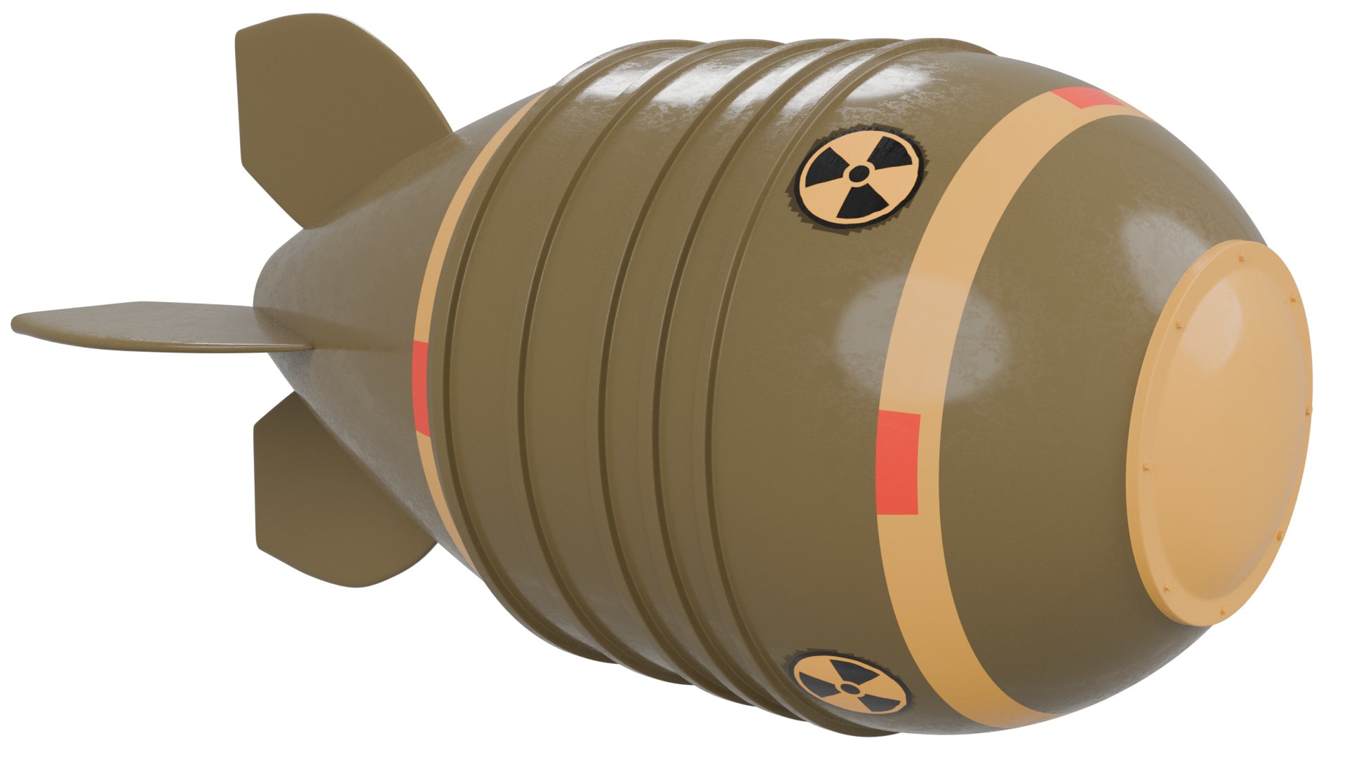 Mk6 Nuclear Bomb 3D Model - TurboSquid 2351576
