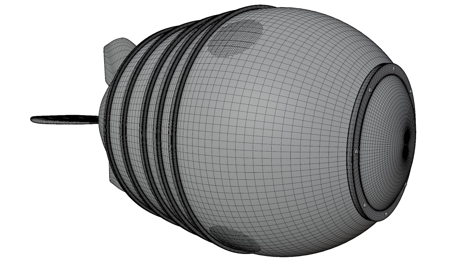 Mk6 Nuclear Bomb 3D Model - TurboSquid 2351576