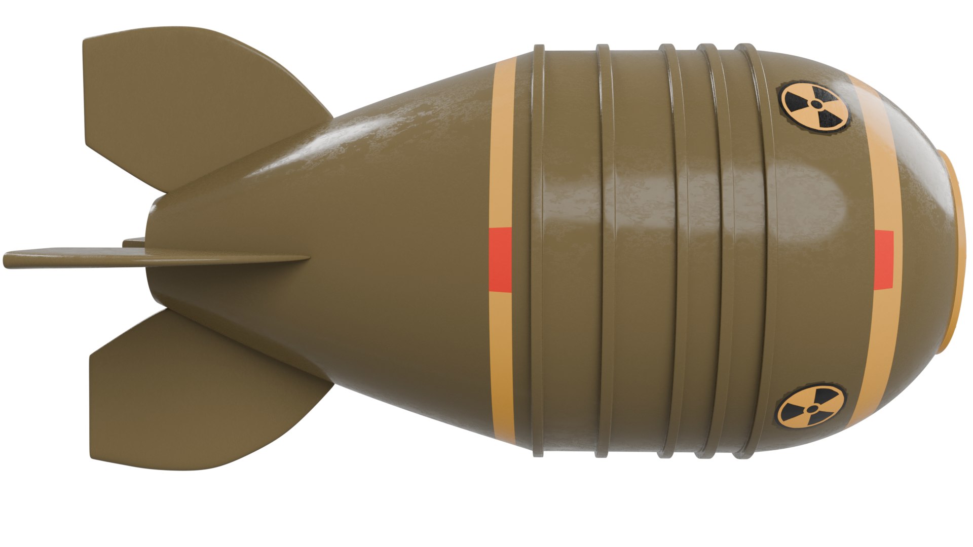 Mk6 Nuclear Bomb 3D Model - TurboSquid 2351576