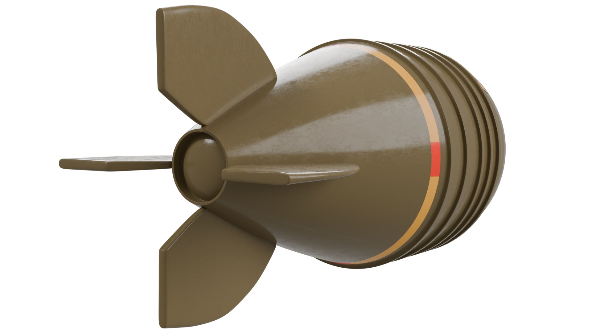 Mk6 Nuclear Bomb 3D Model - TurboSquid 2351576