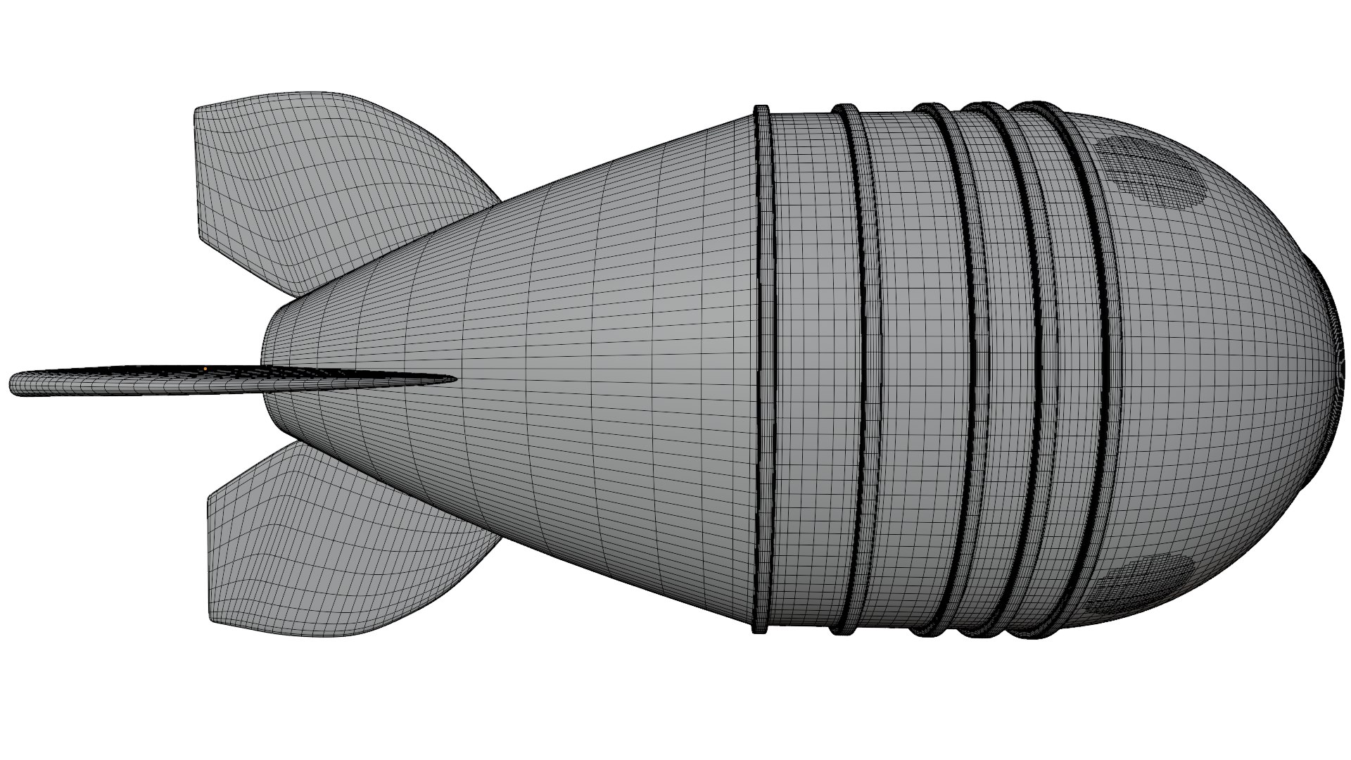 Mk6 Nuclear Bomb 3D Model - TurboSquid 2351576