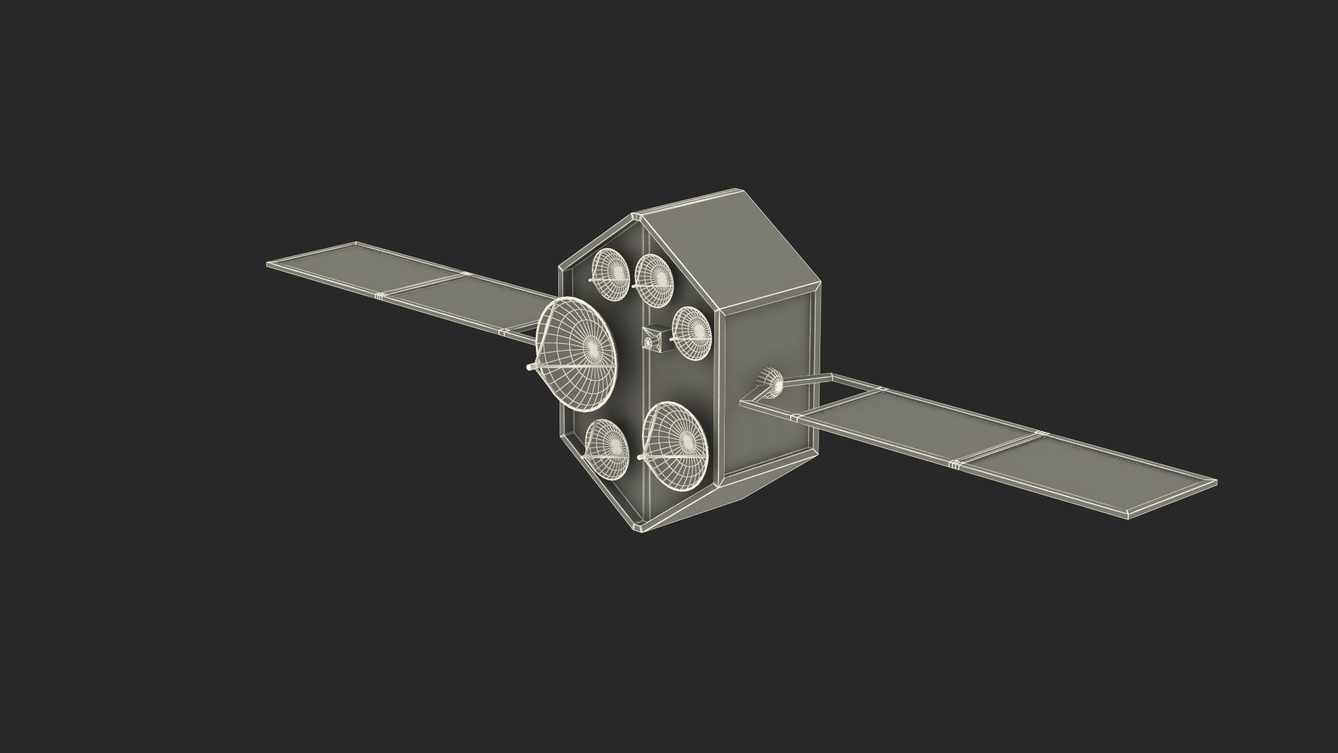 3D Communications Satellite - TurboSquid 2402328