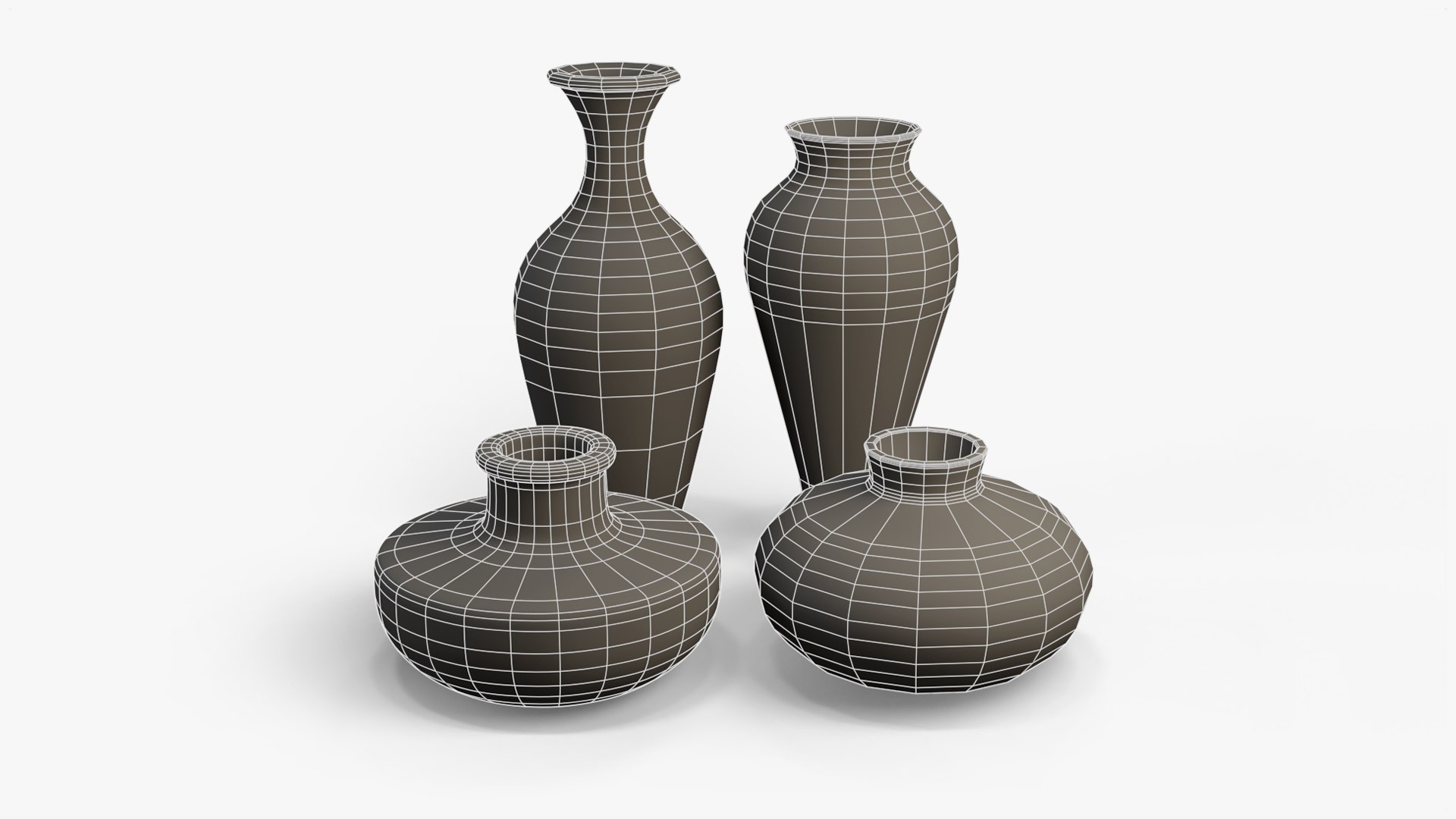 Old Clay Pots And Vases 3D Model - TurboSquid 2254923