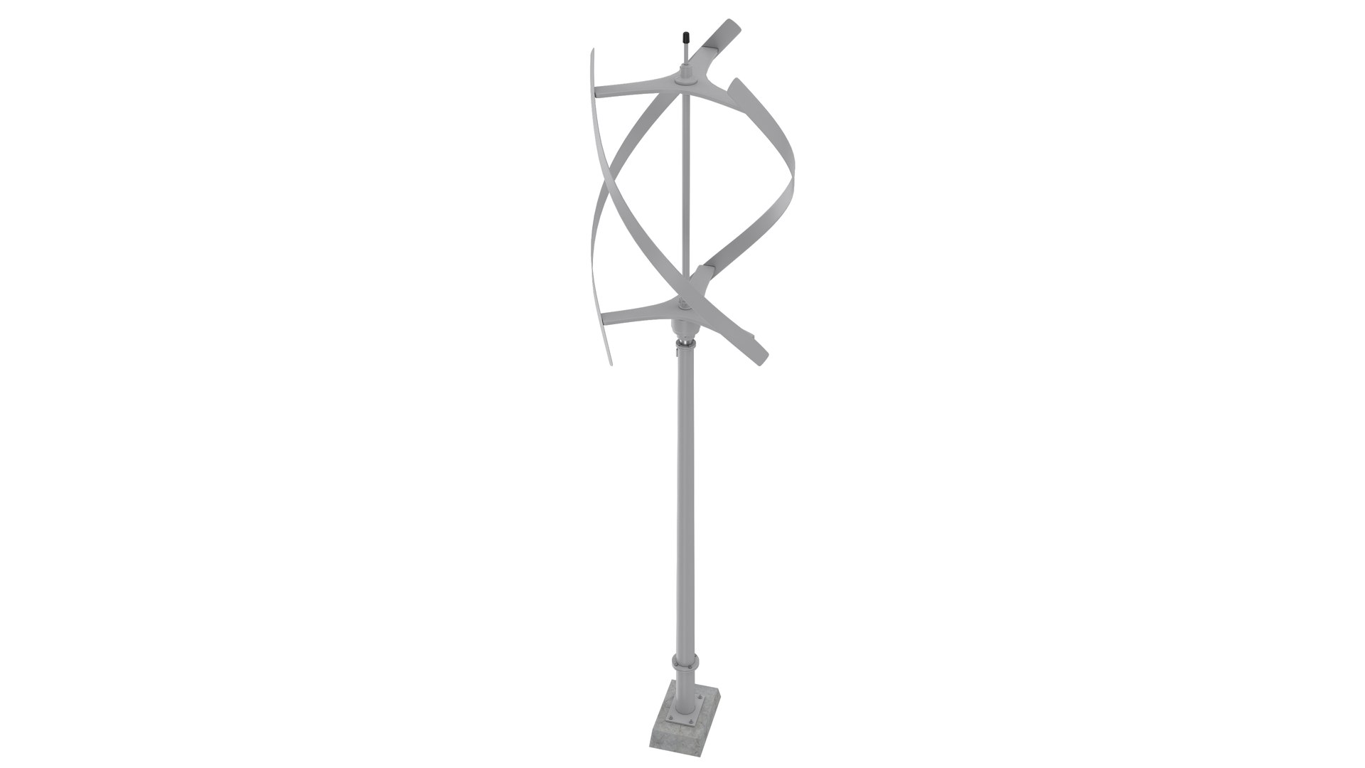 Helical Wind Turbine 3D Model - TurboSquid 2245128