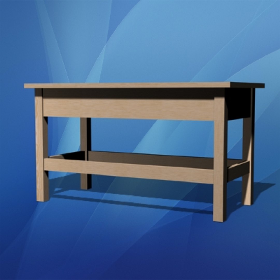 Piano Bench 3d Max