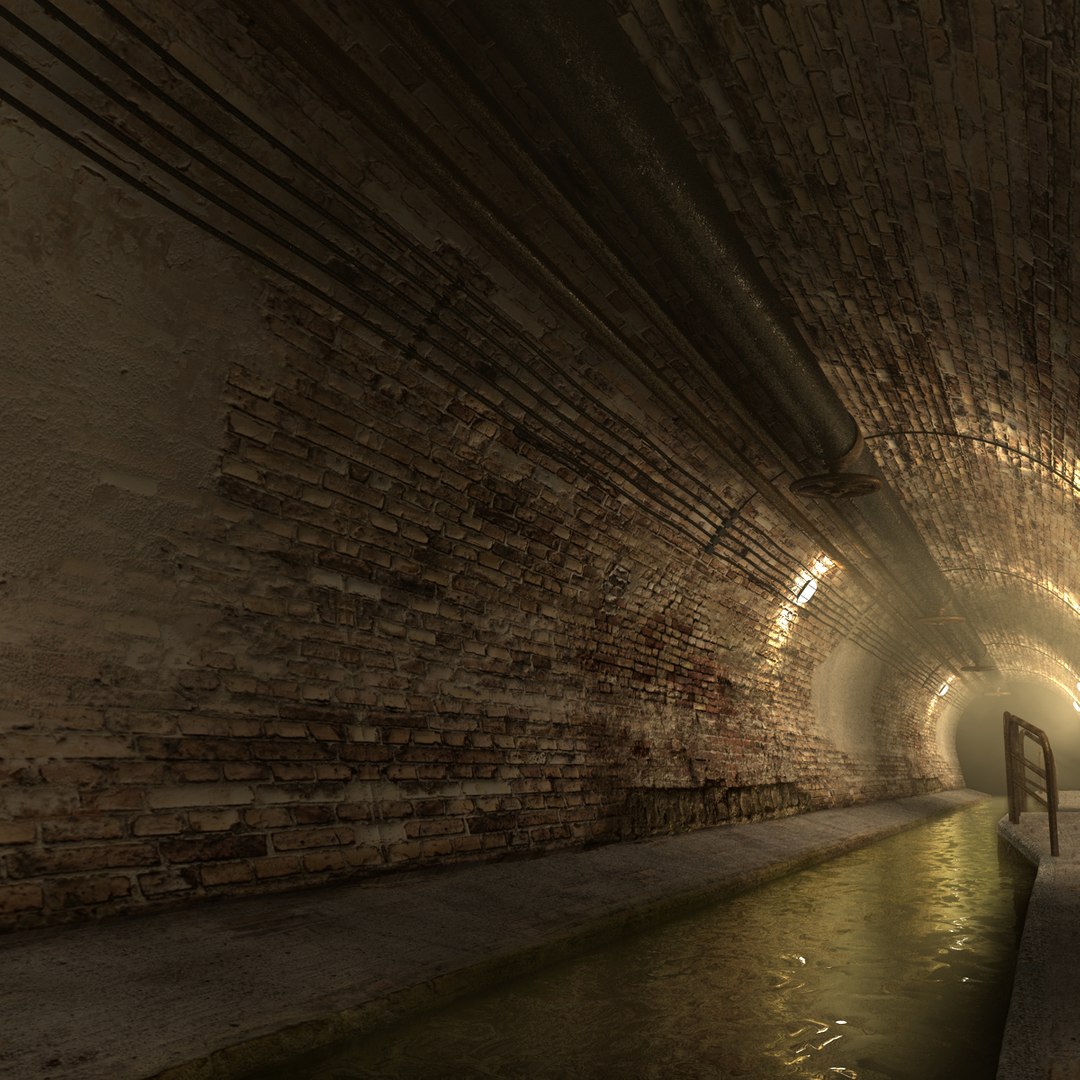 Modeled Sewer Module 3ds