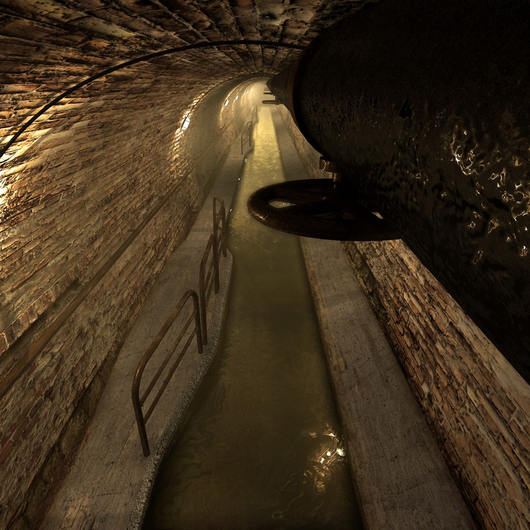 Modeled Sewer Module 3ds