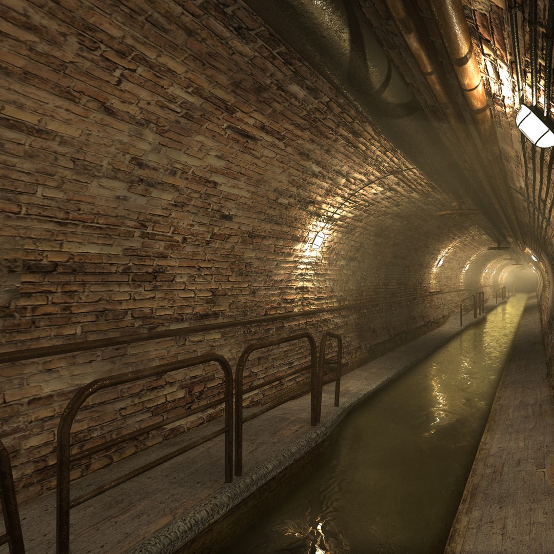 Modeled Sewer Module 3ds