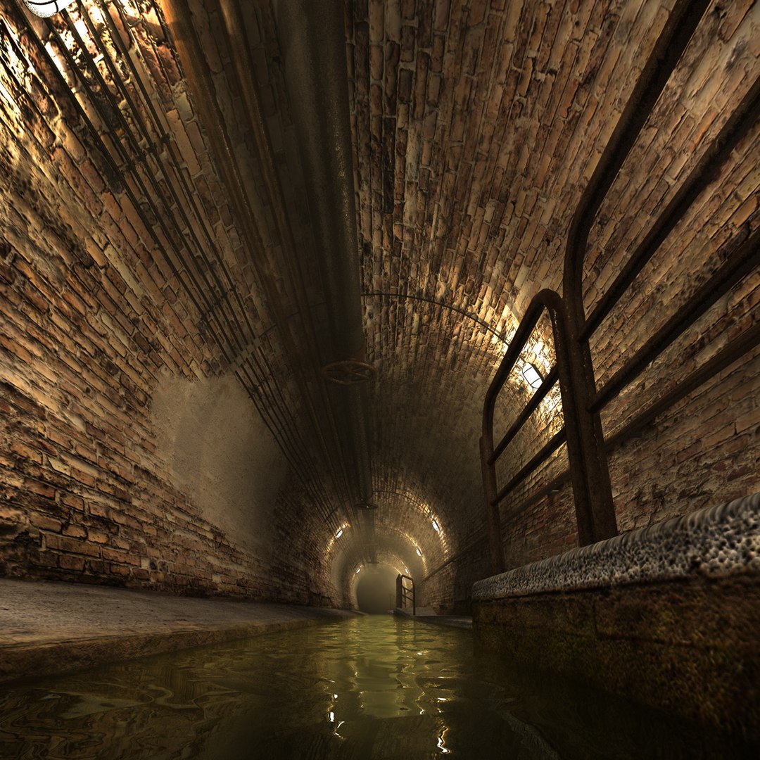 Modeled Sewer Module 3ds