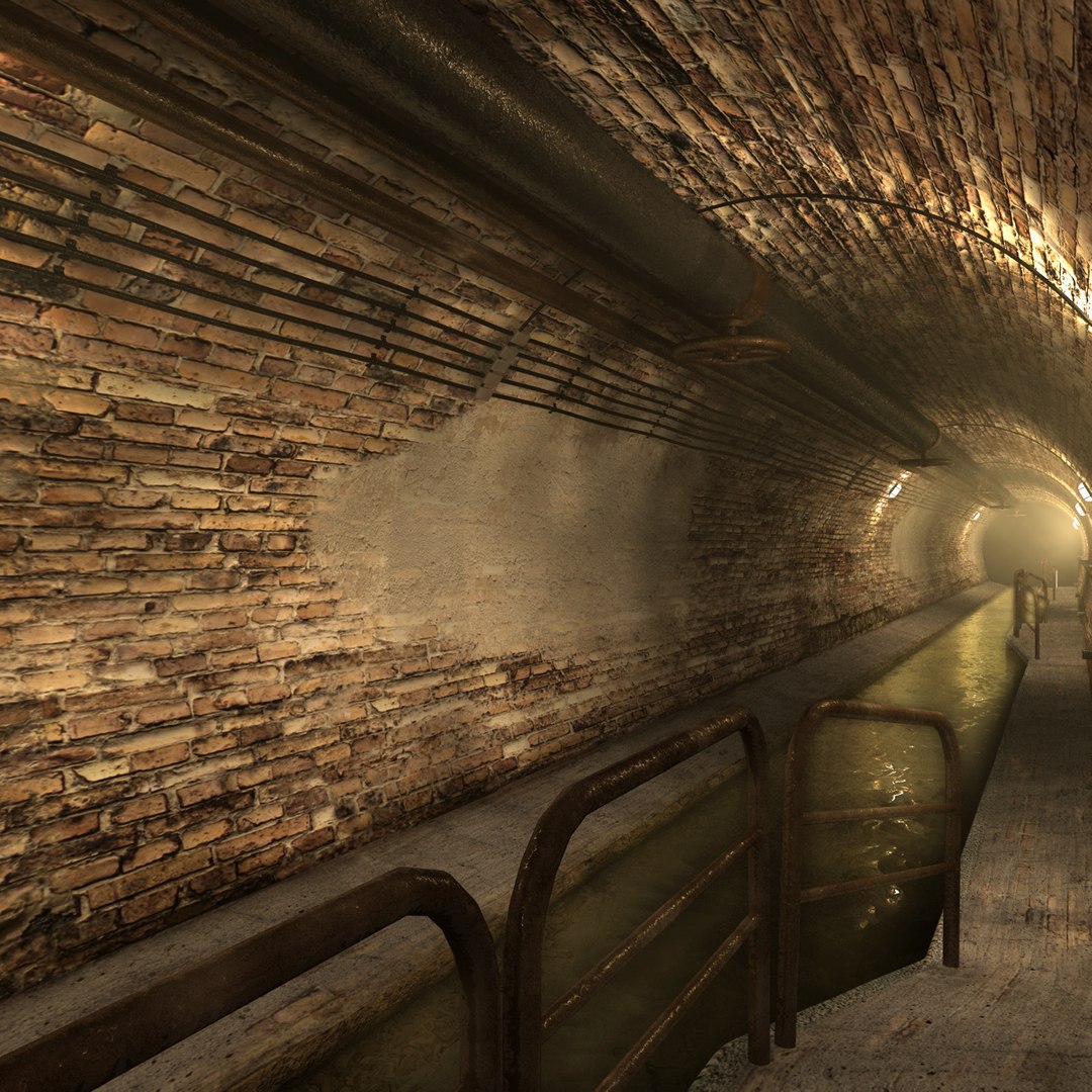 Modeled Sewer Module 3ds