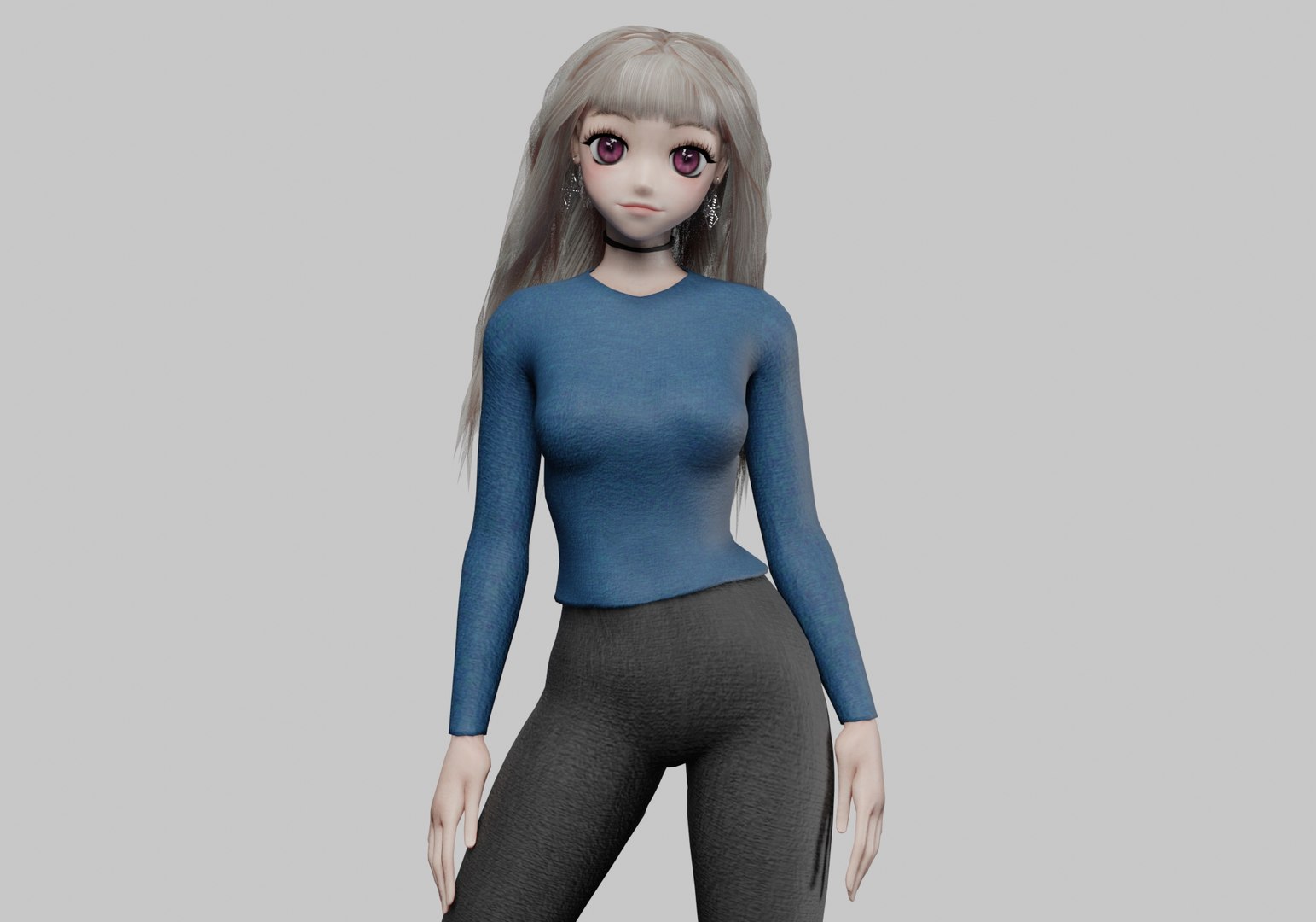 Sweet Cute Girl V36360 3D Model - TurboSquid 2269248