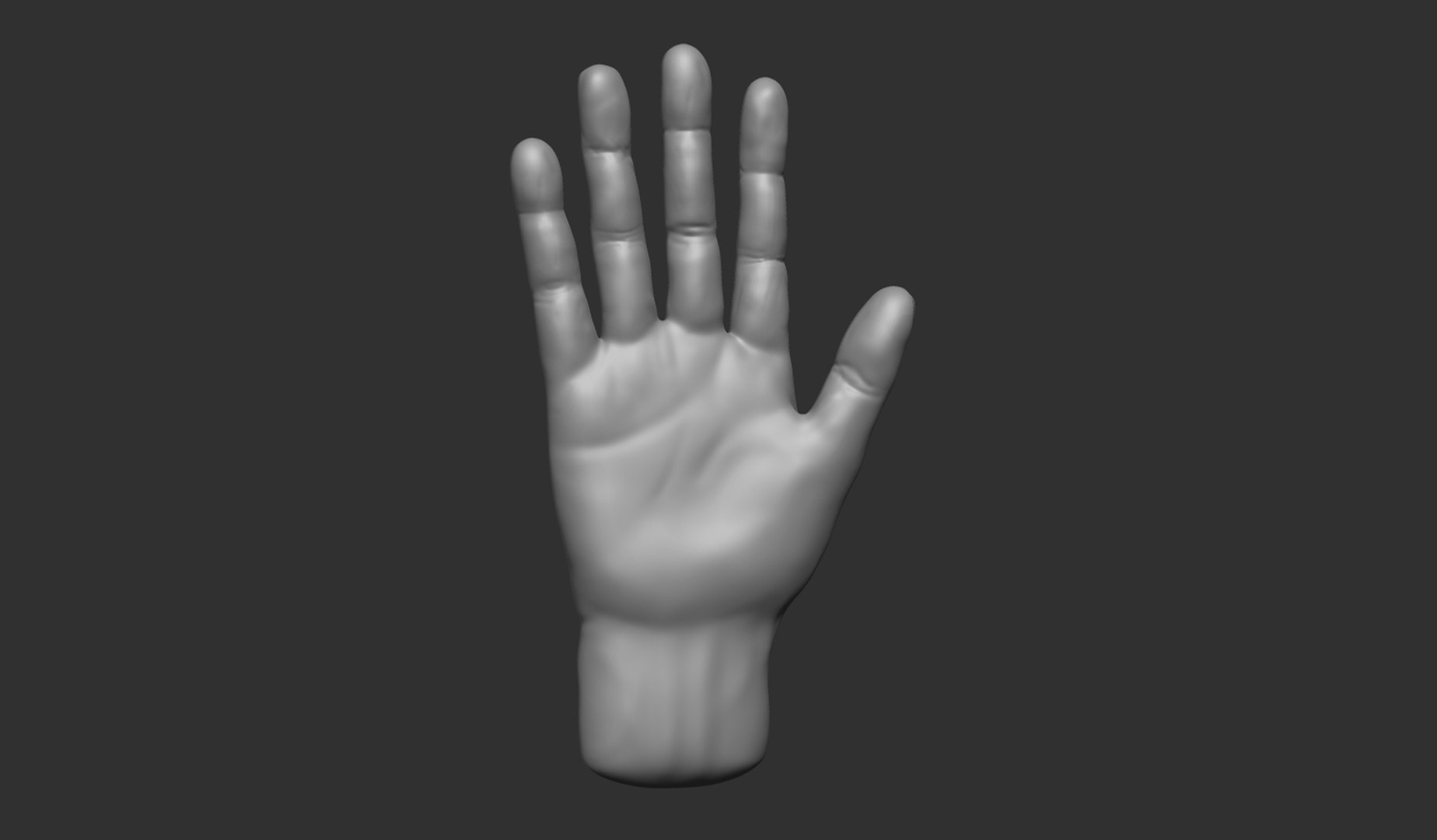 Hand Pose 3D Model - TurboSquid 1643556