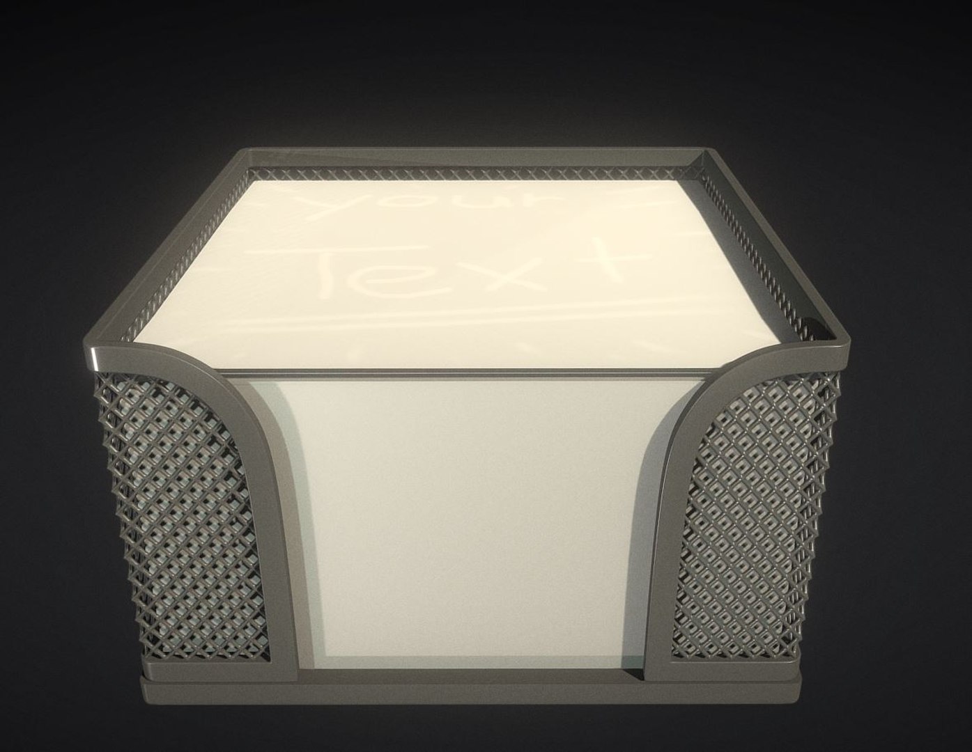 wire mesh cube 3d 3ds