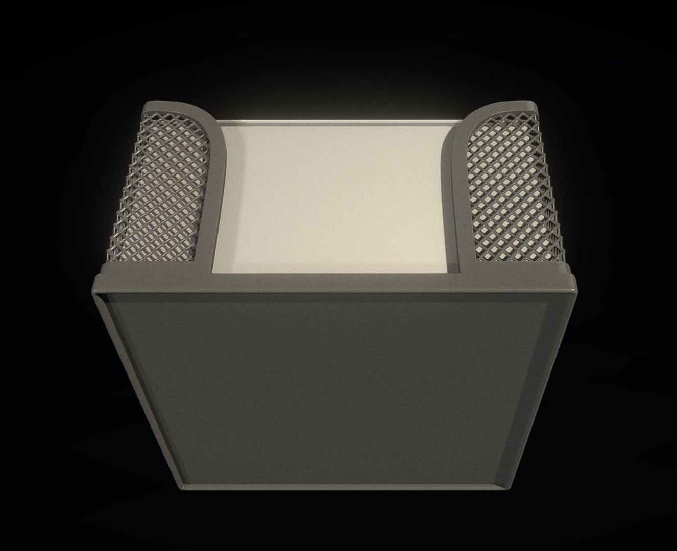 wire mesh cube 3d 3ds