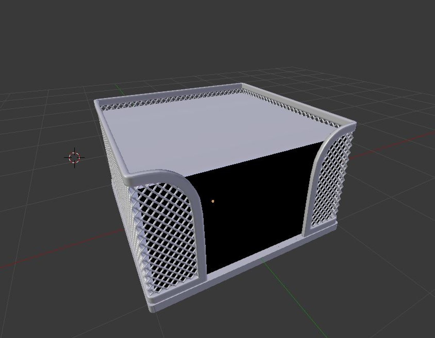 wire mesh cube 3d 3ds