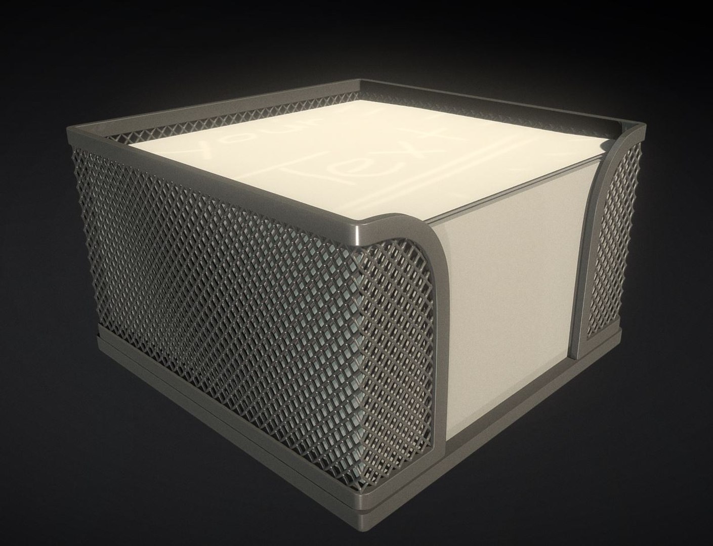 wire mesh cube 3d 3ds