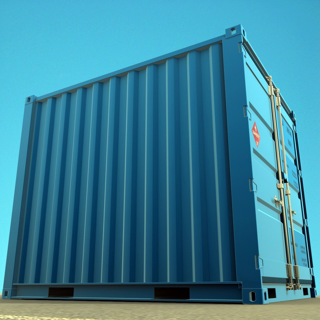 Iso 10 Shipping Container 3d Max