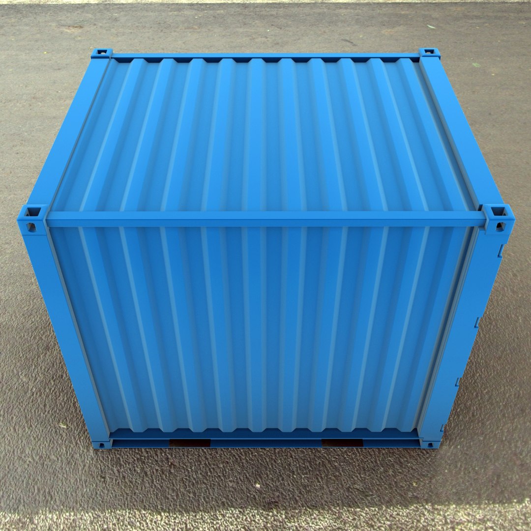 Iso 10 Shipping Container 3d Max