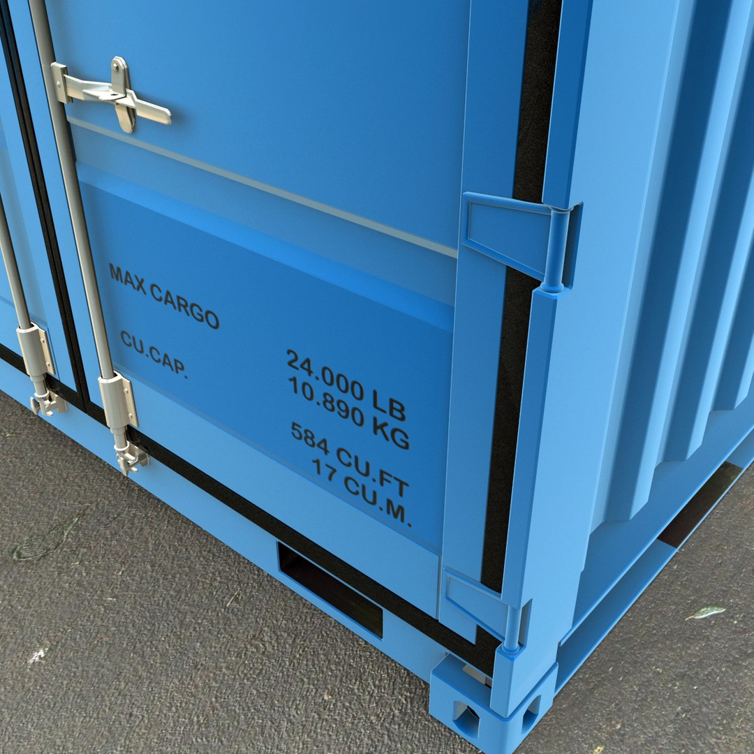 Iso 10 Shipping Container 3d Max
