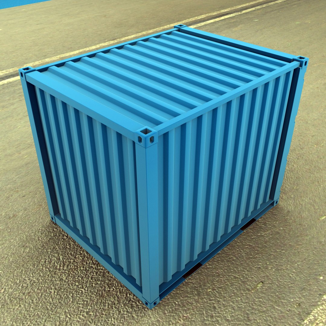 Iso 10 Shipping Container 3d Max
