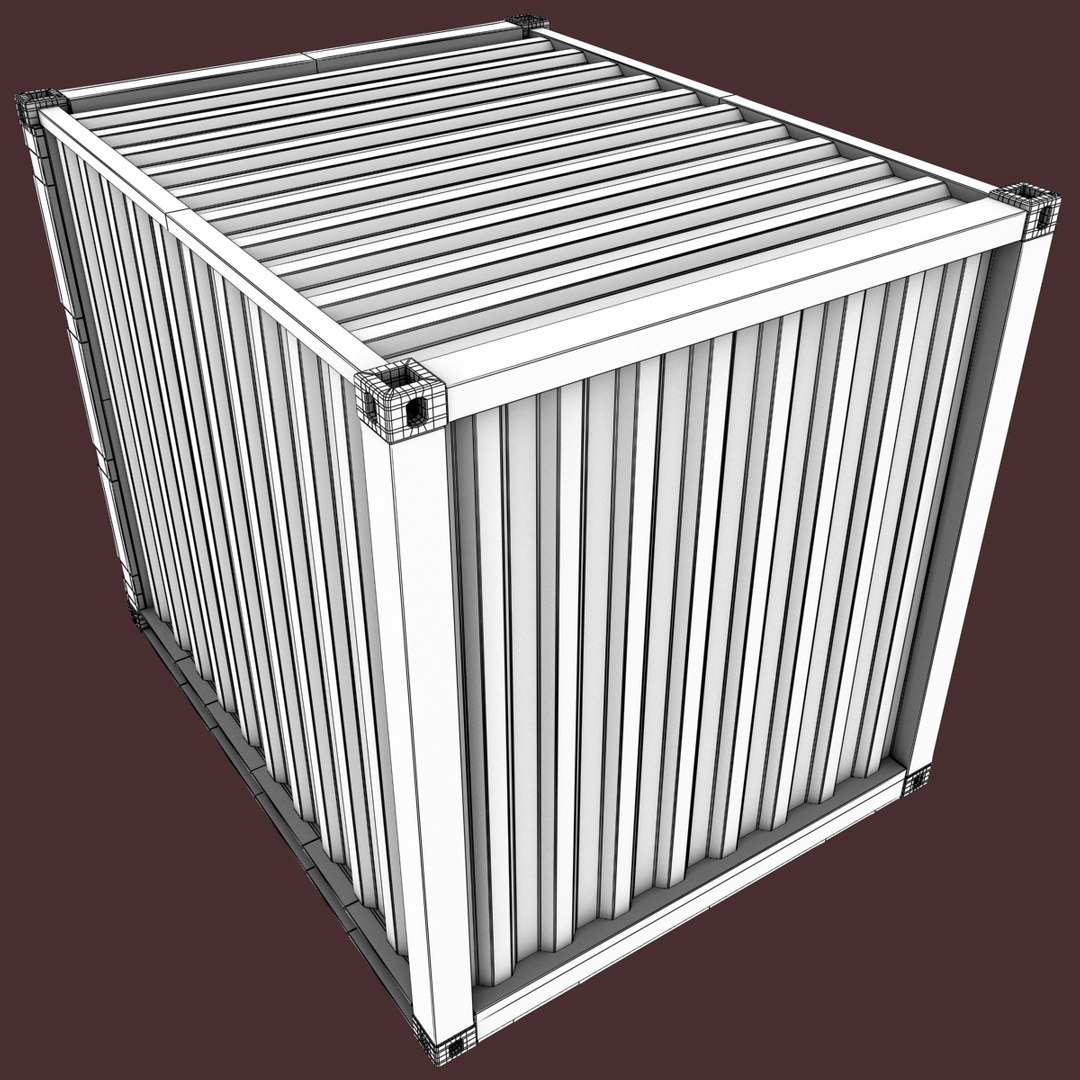 Iso 10 Shipping Container 3d Max