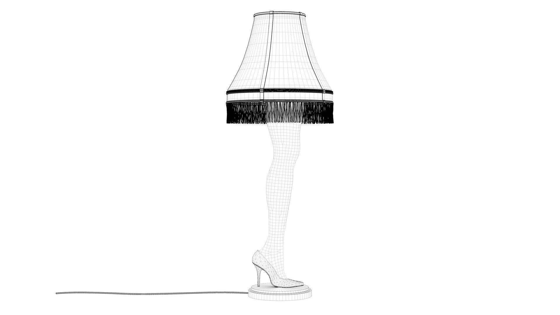 Leg Lamp 3D Model - TurboSquid 1821818