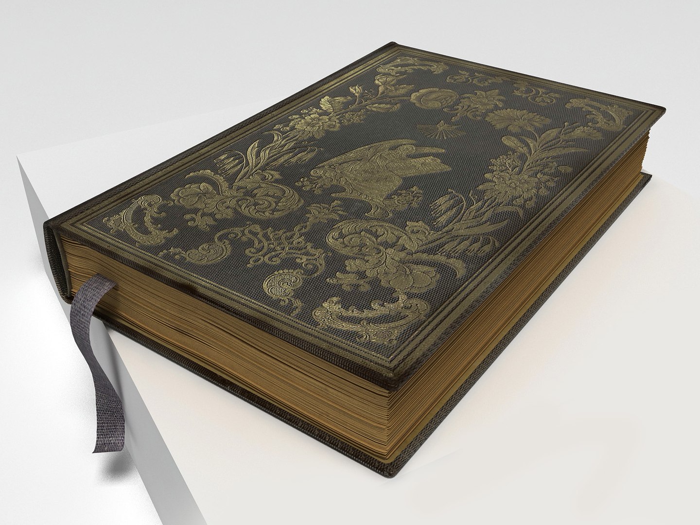 Vintage Book 3d Max
