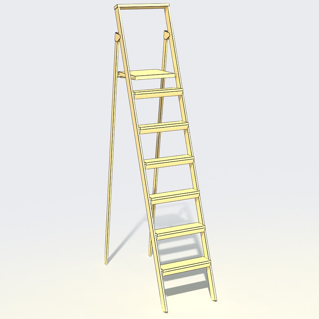 3d Step Ladder