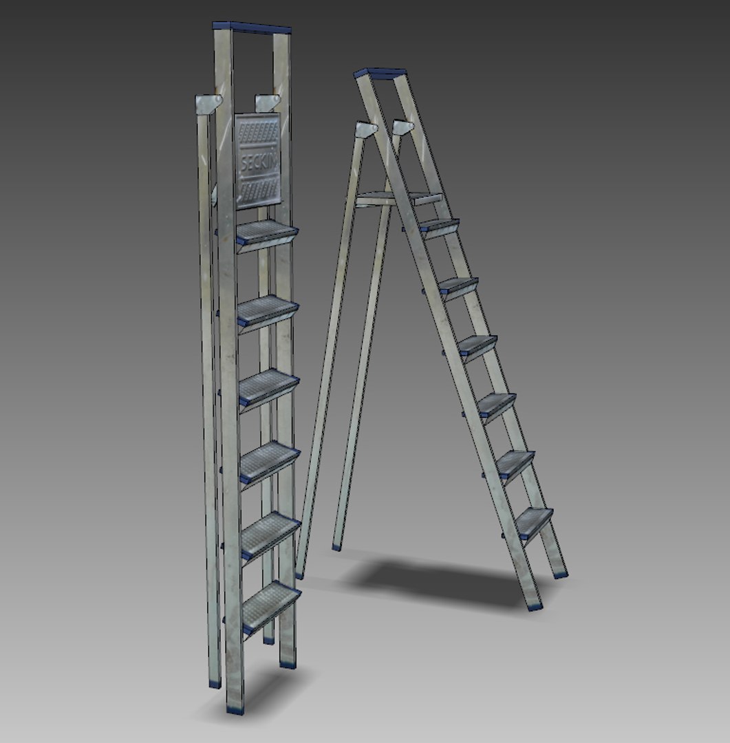 3d Step Ladder