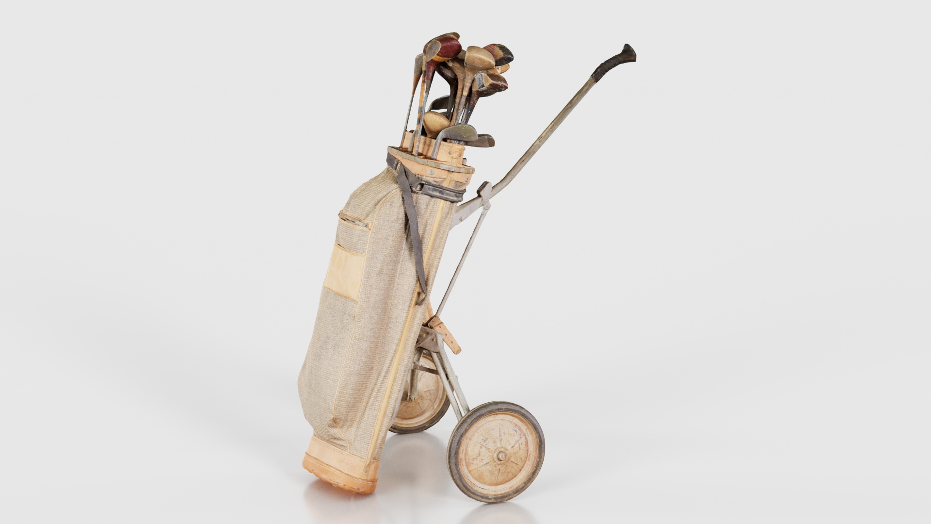 3D Model Golf Cart Remastered - TurboSquid 2363242