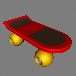 DXF Skateboard Models | TurboSquid
