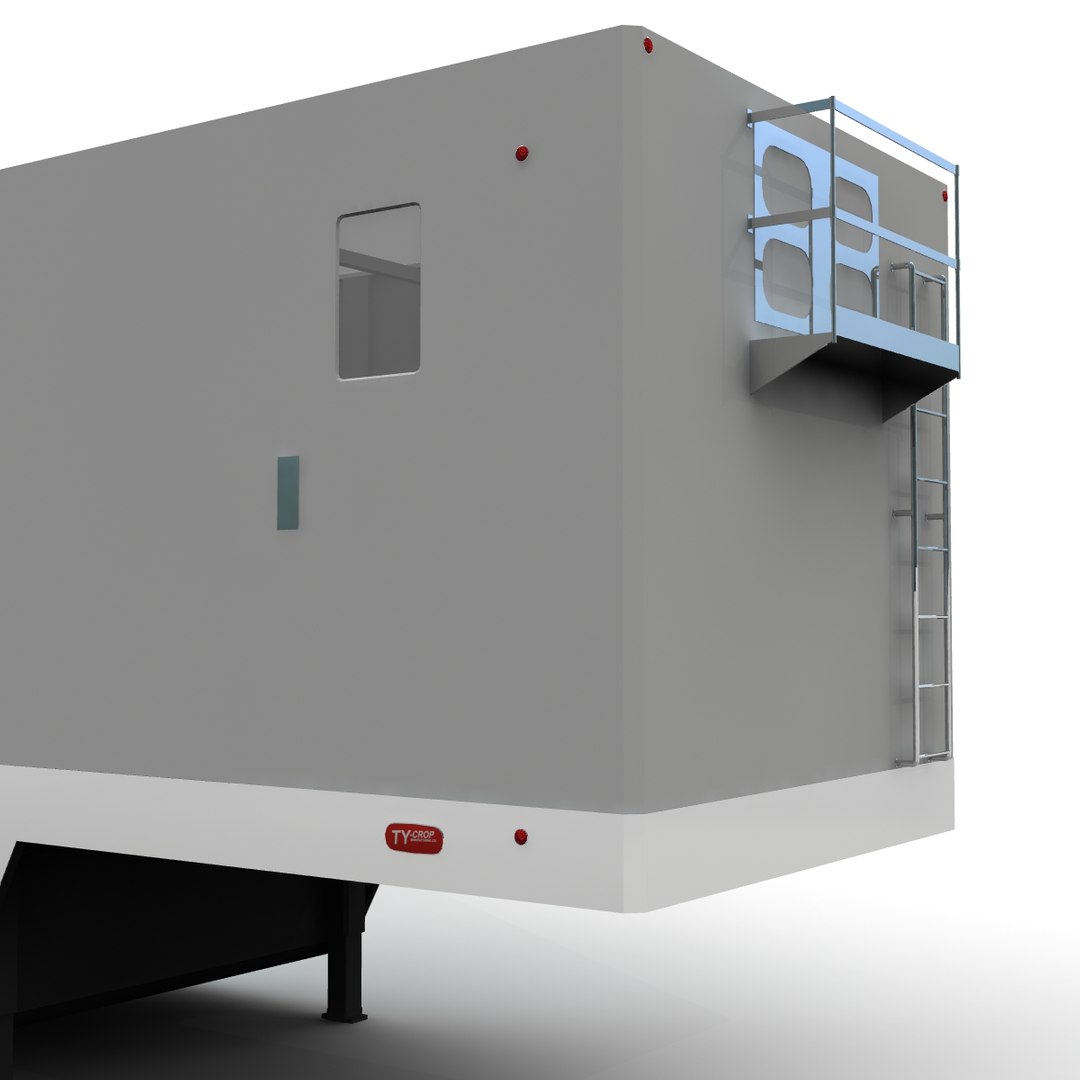 Chip Van -train 3d Model