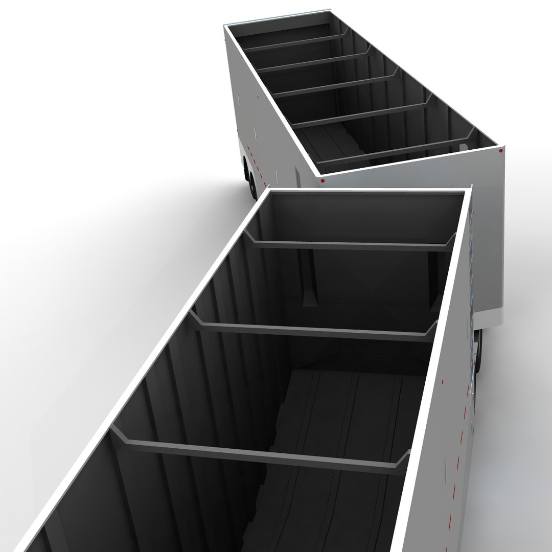 Chip Van -train 3d Model