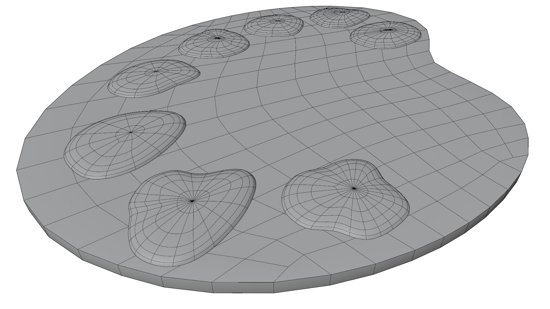 Water Color Plate 3D Model - TurboSquid 2230968