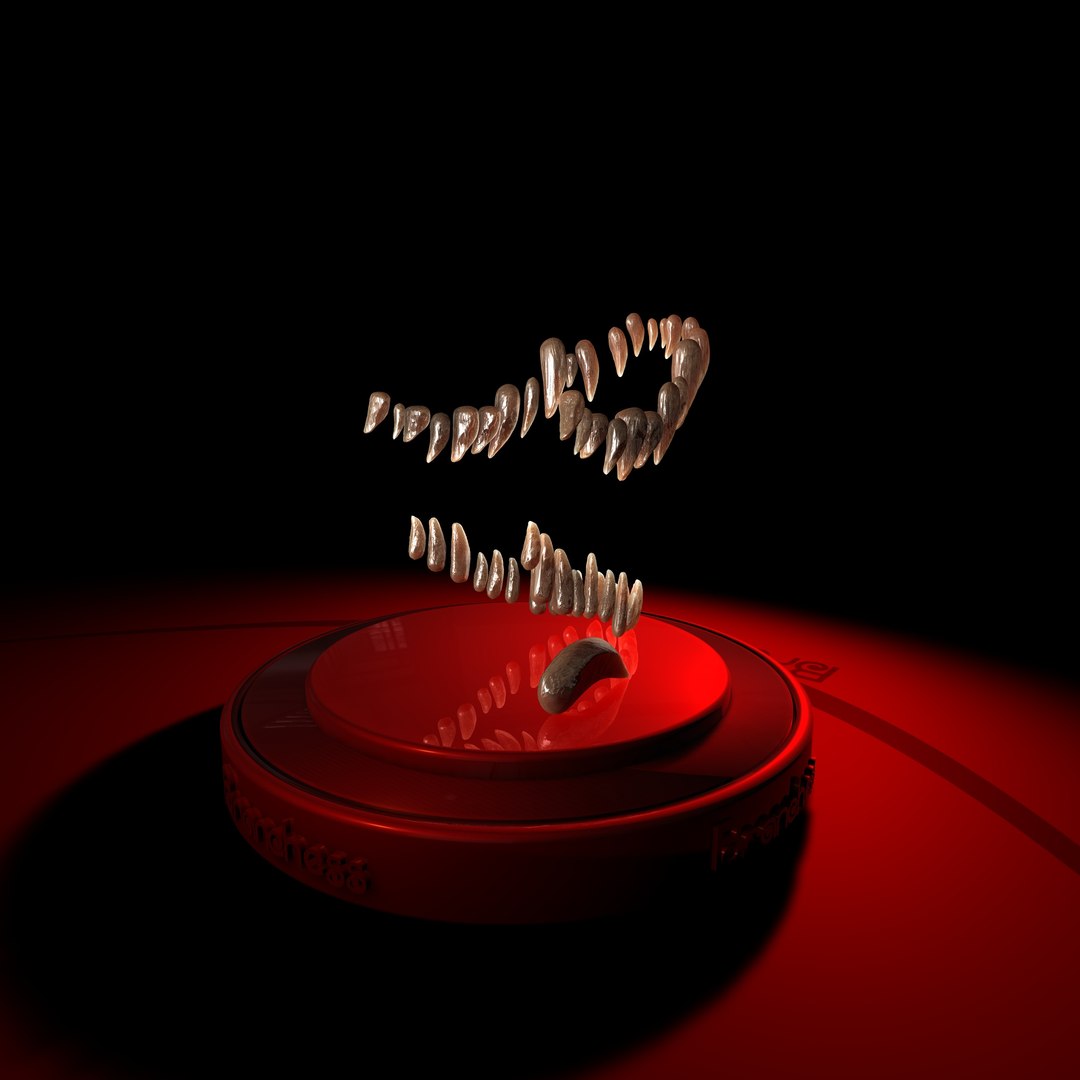 3d teeth dinosaur claw model