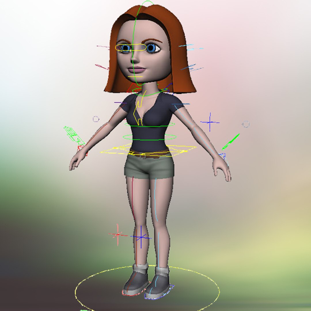 3d Model Avatars Rig