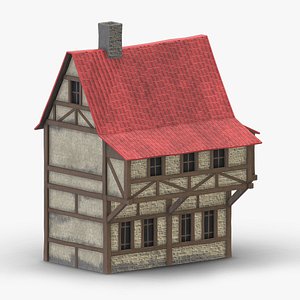 Medieval House Blender Models for Download | TurboSquid