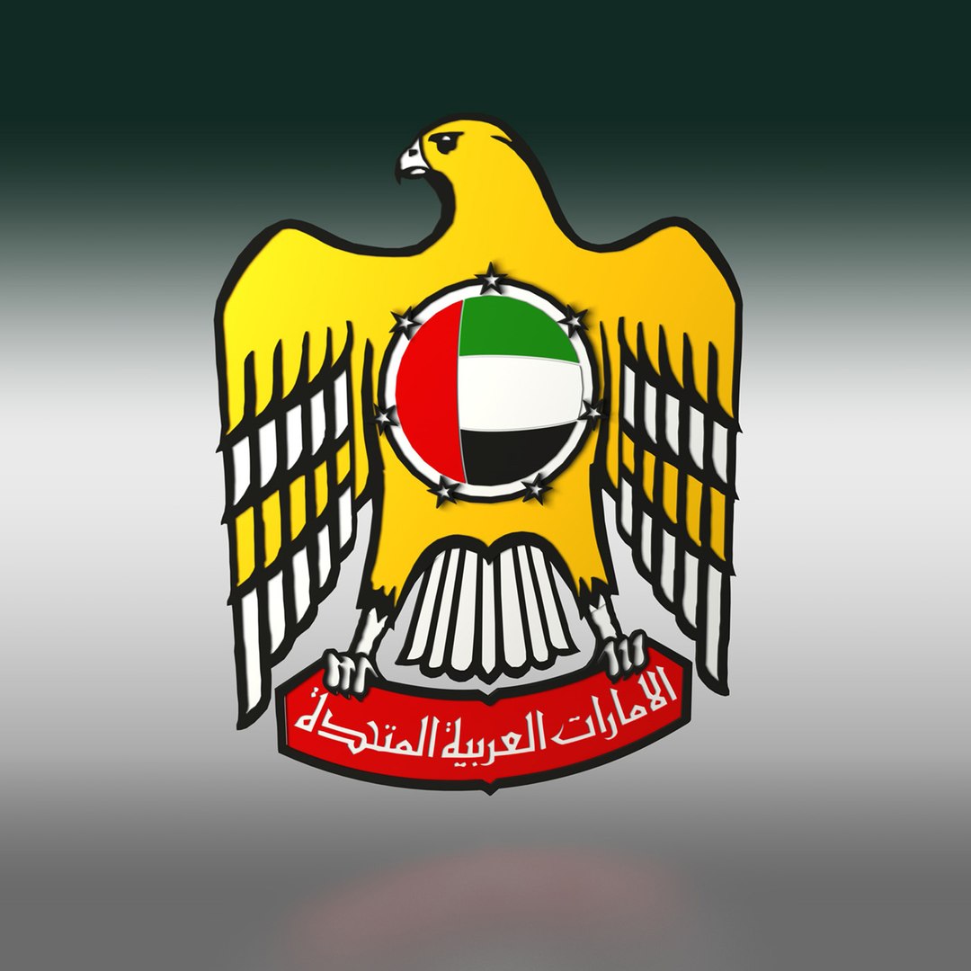 United Arab Emirates Emblems 3d C4d