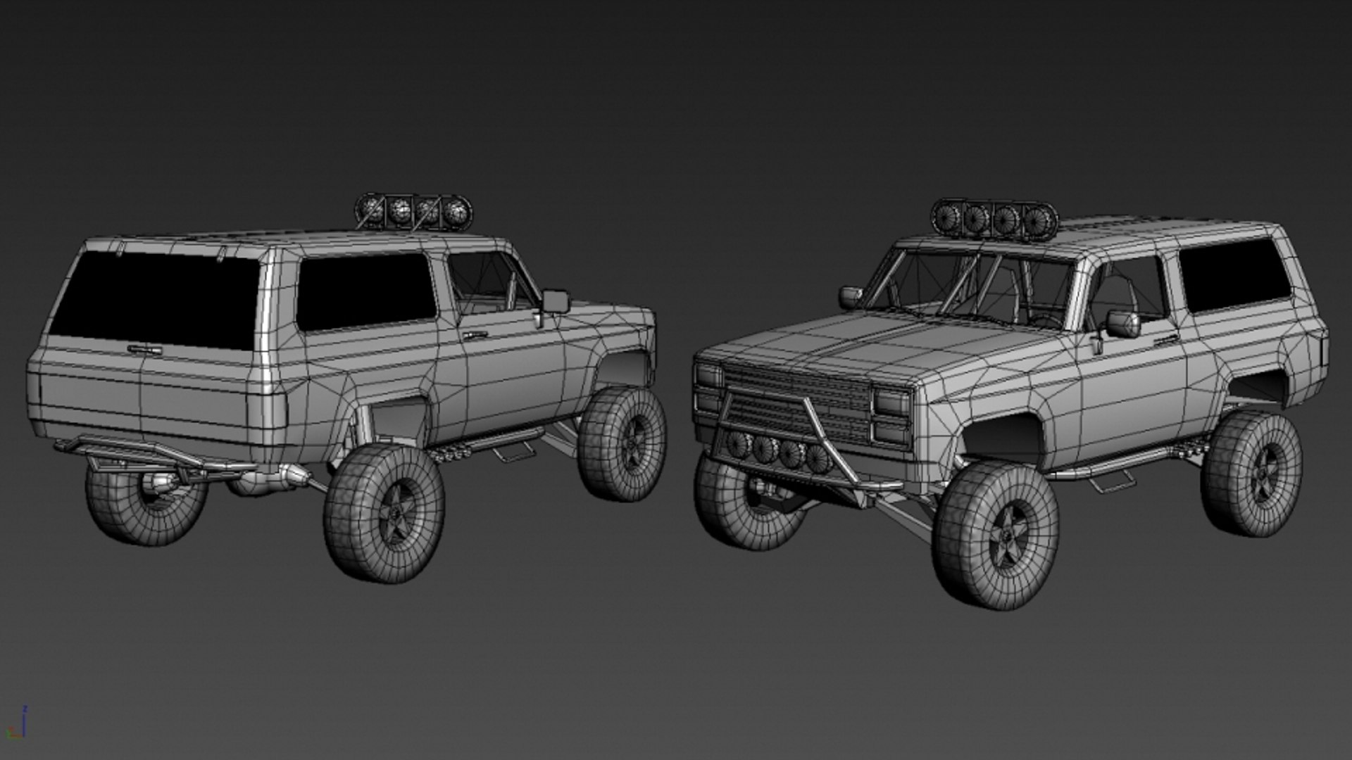 3d Model 4x4 Truck