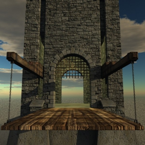 gatehouse drachmeister castle 3d model